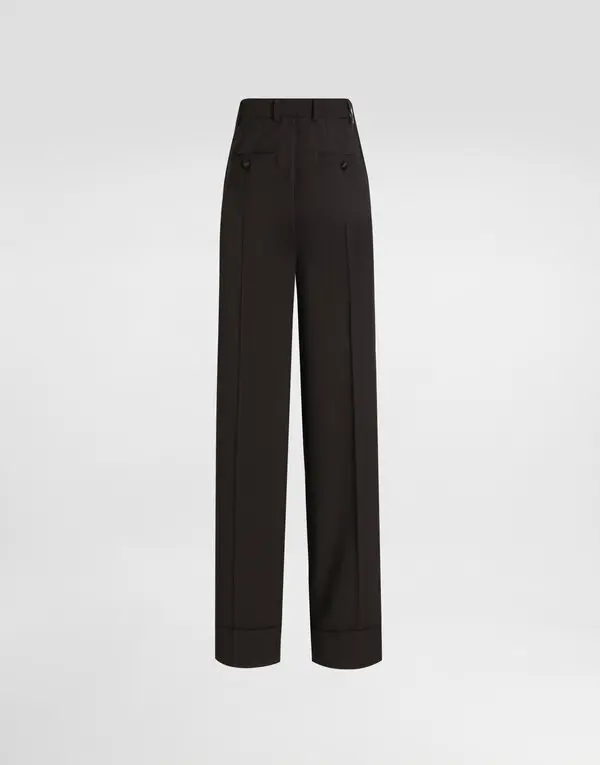 Dolce & Gabbana Flared Woolen Trousers