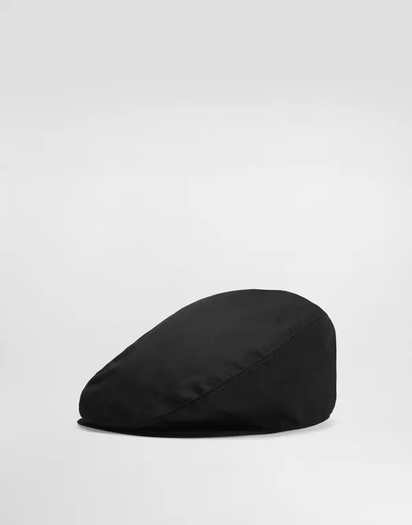 Dolce & Gabbana Gabardine Flat Cap - Black