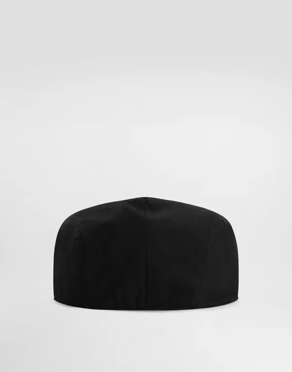 Dolce & Gabbana Gabardine Flat Cap - Black