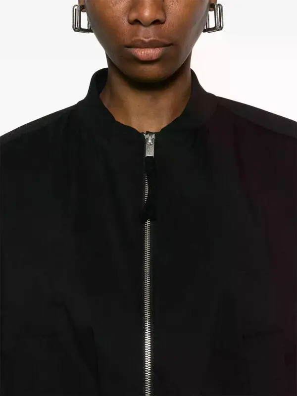 THOM KROM Ruched Bomber Jacket