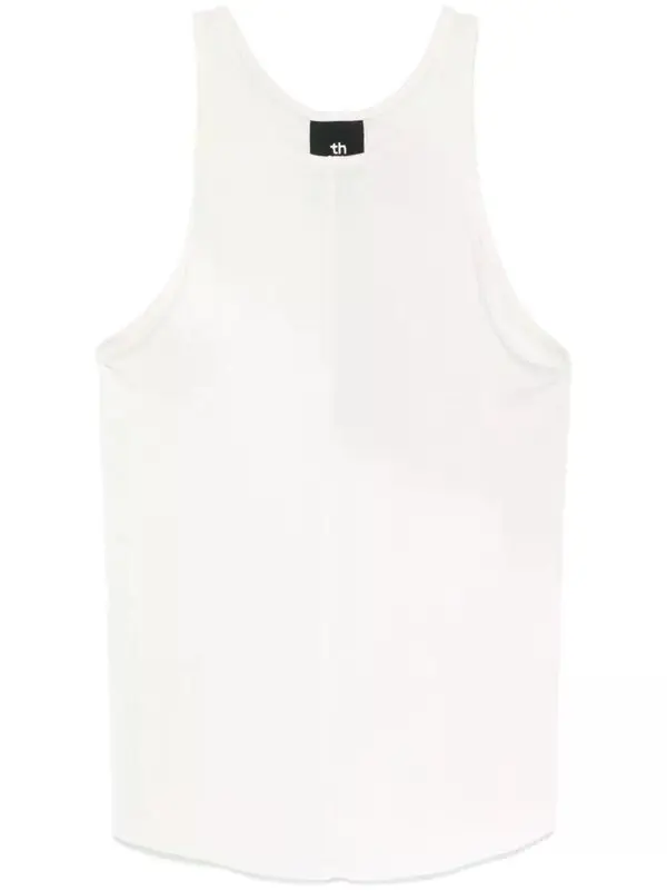 THOM KROM Fine-ribbed Tank Top - Neutrals