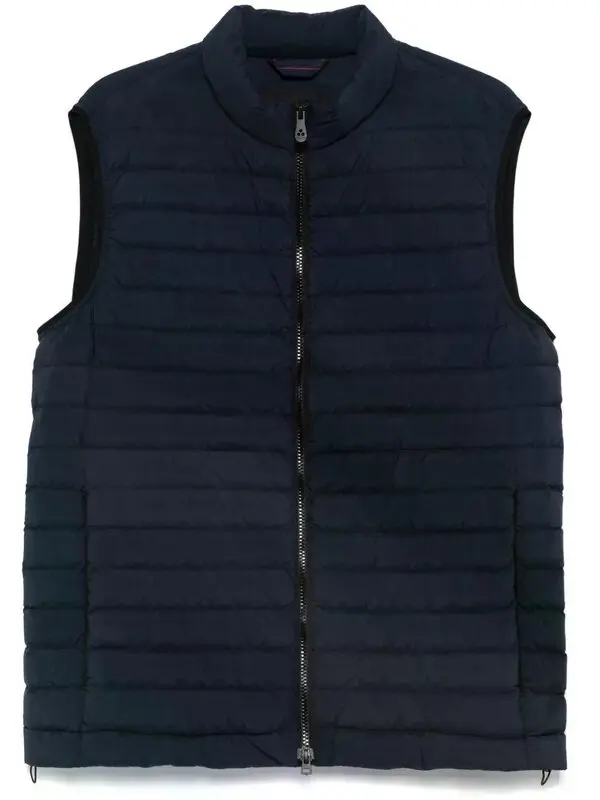 Peuterey Logo-patch Gilet - Blue