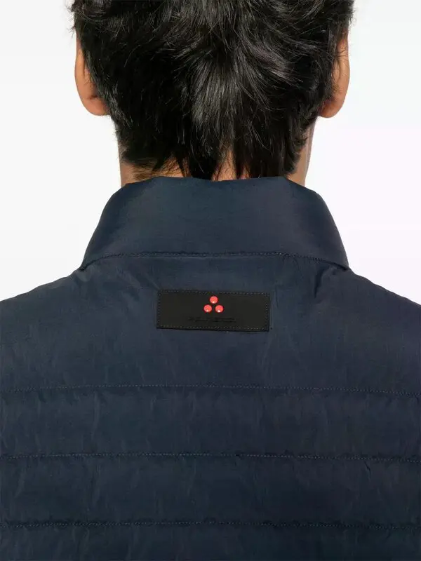 Peuterey Logo-patch Gilet - Blue