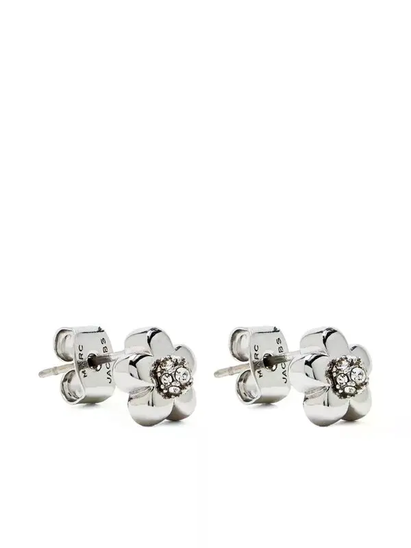 Marc Jacobs Daisy Stud Earrings - Silver
