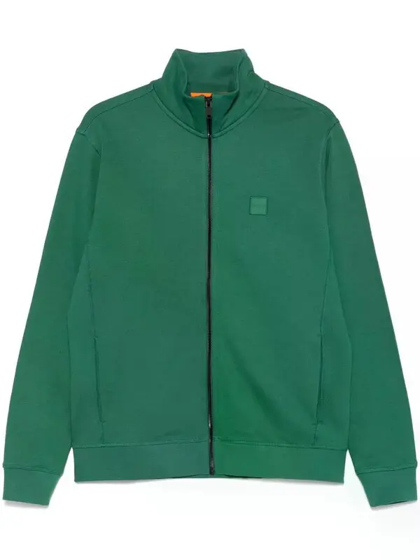 BOSS Logo-patch Cotton Sweatshirt