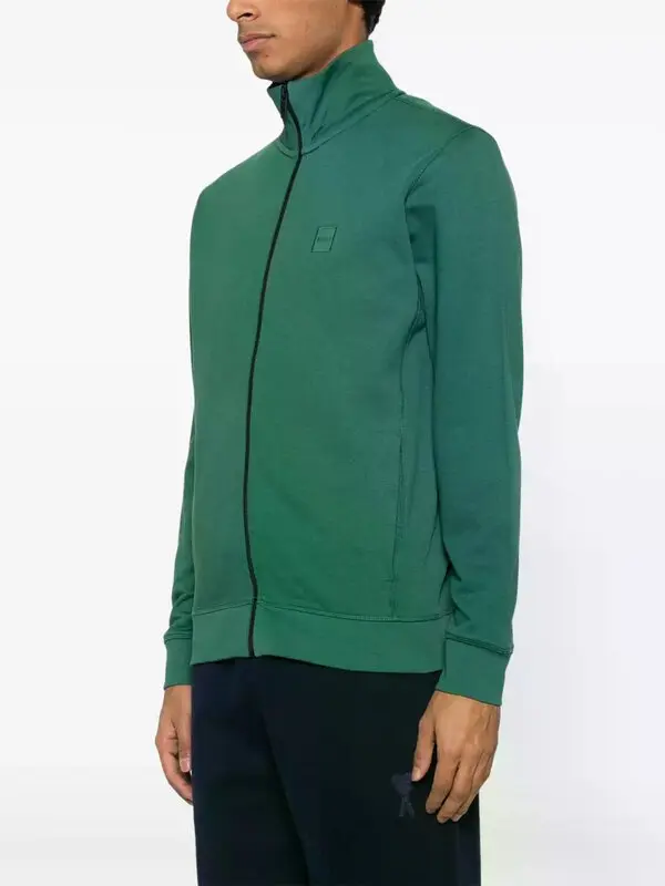 BOSS Logo-patch Cotton Sweatshirt
