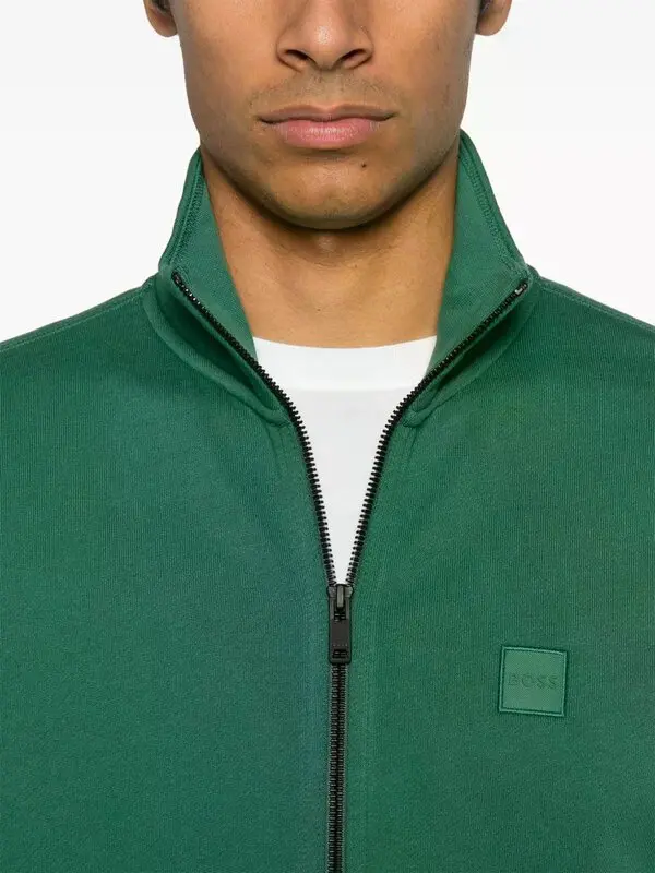 BOSS Logo-patch Cotton Sweatshirt