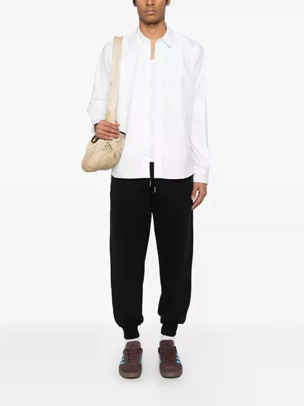 Ami De Coeur-motif Track Pants - Black