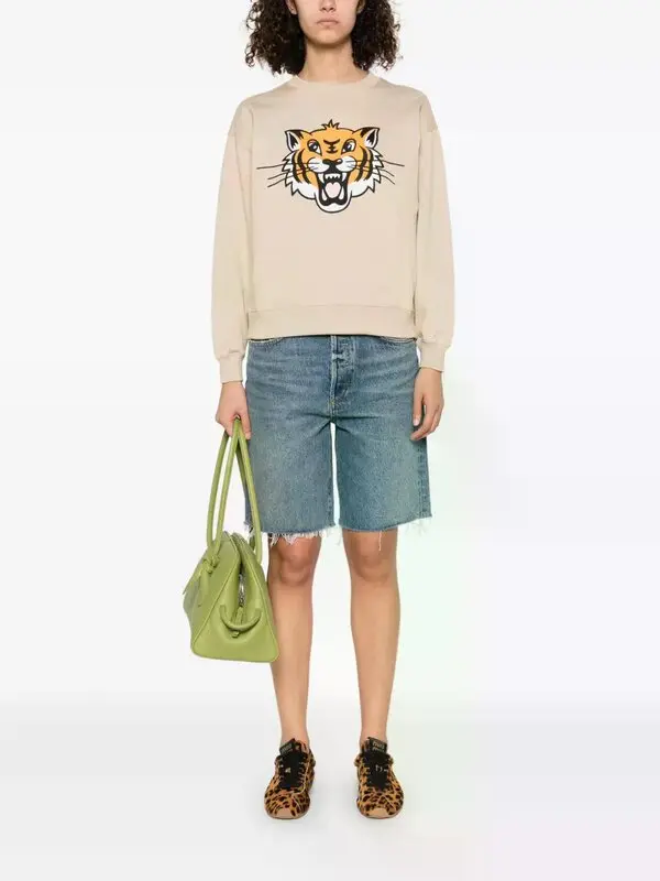 Kenzo Happy Tiger-embroidered Sweatshirt