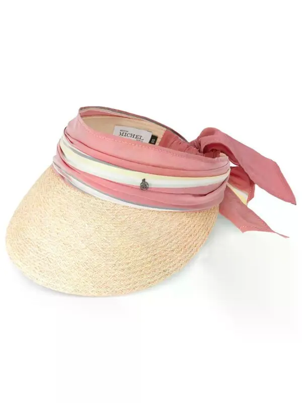 MAISON MICHEL Pat Sun Cap - Neutrals