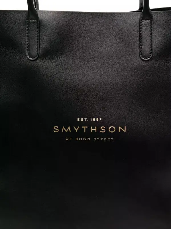 Smythson Pavilion Kingly Tote Bag - Black