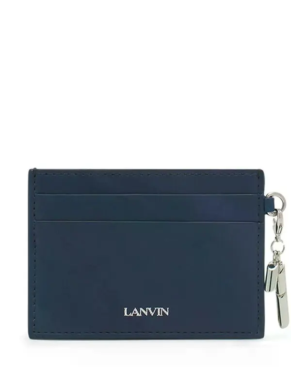 LANVIN Leather Cardholder - Blue