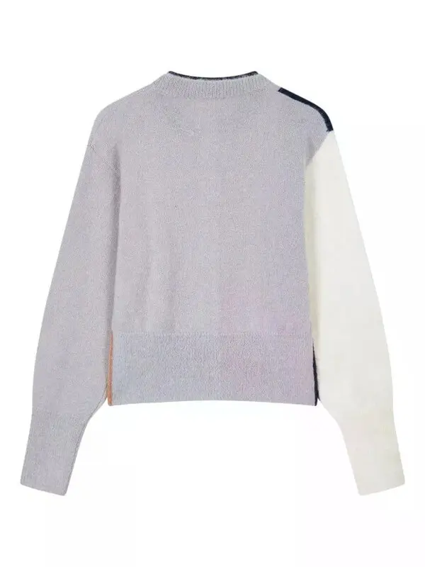 STUDIO TOMBOY Colour-block Cardigan - Grey