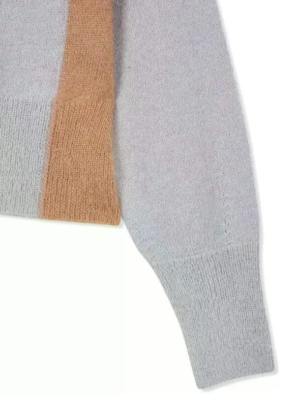 STUDIO TOMBOY Colour-block Cardigan - Grey