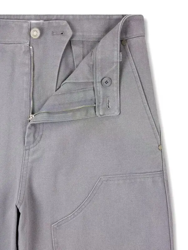 STUDIO TOMBOY Cotton Loose-fit Trousers - Grey