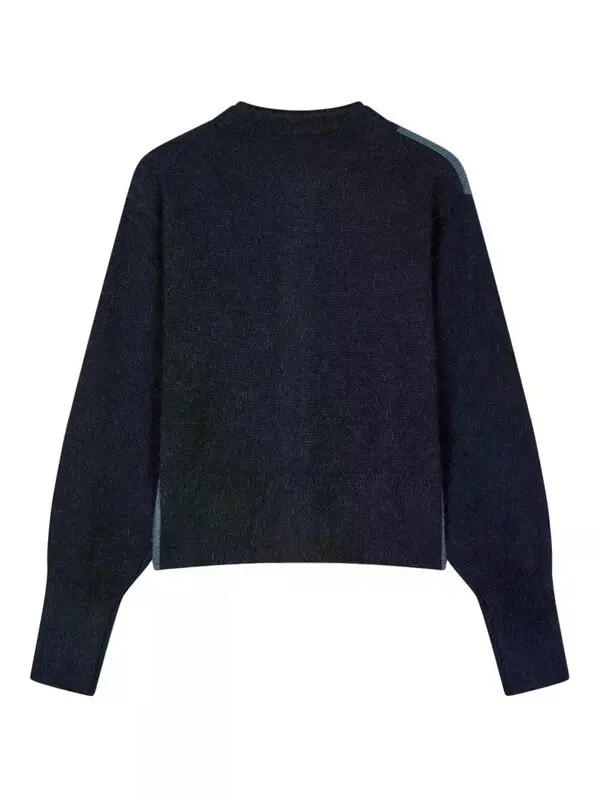 STUDIO TOMBOY Colour-block Cardigan - Blue