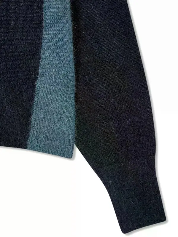 STUDIO TOMBOY Colour-block Cardigan - Blue