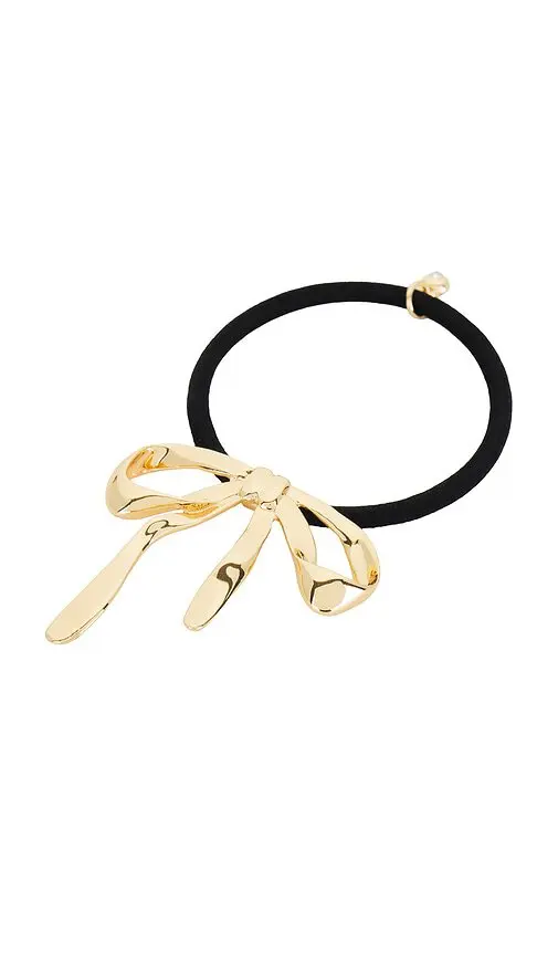 Ettika Bow Organica Hair Tie - Gold