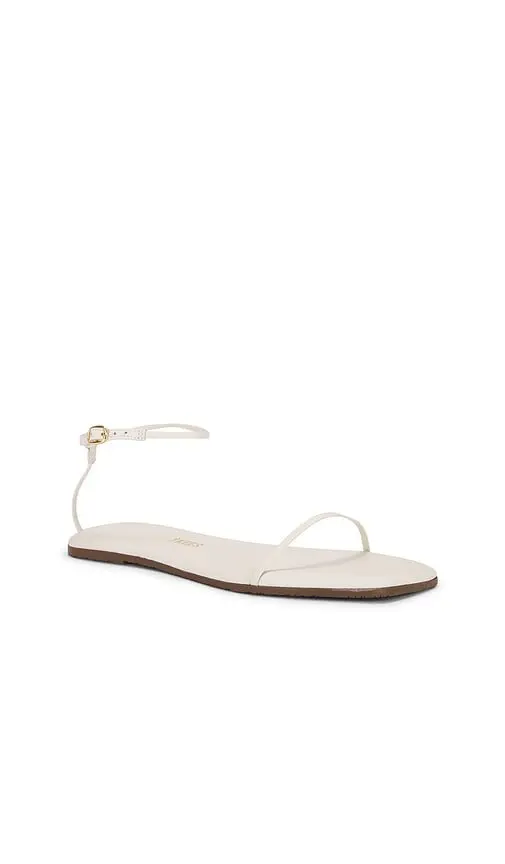 Tkees Square Toe Twiggy Sandal - Cream