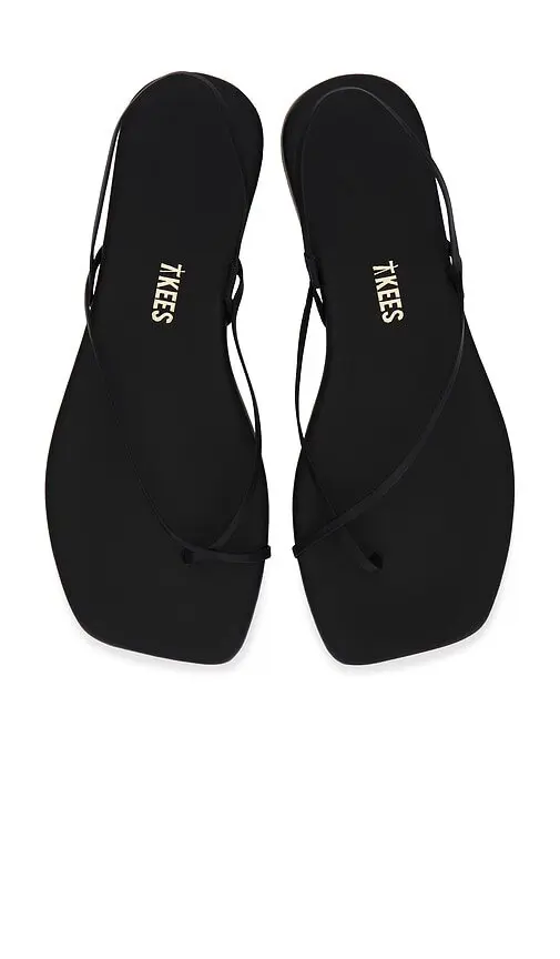 Tkees Square Toe Millie Sandal - Black