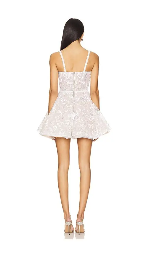 BRONX BANCO Bridal Sequin Mini Dress