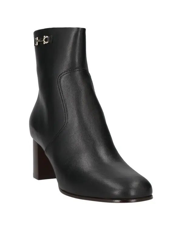FERRAGAMO Ankle Boots In Calfskin - Black