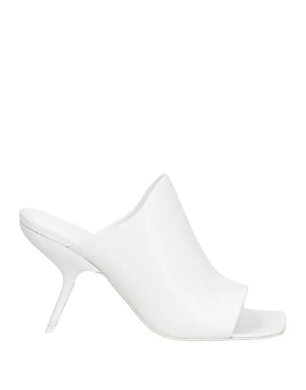 FERRAGAMO Leather Era 85 Slide Sandals