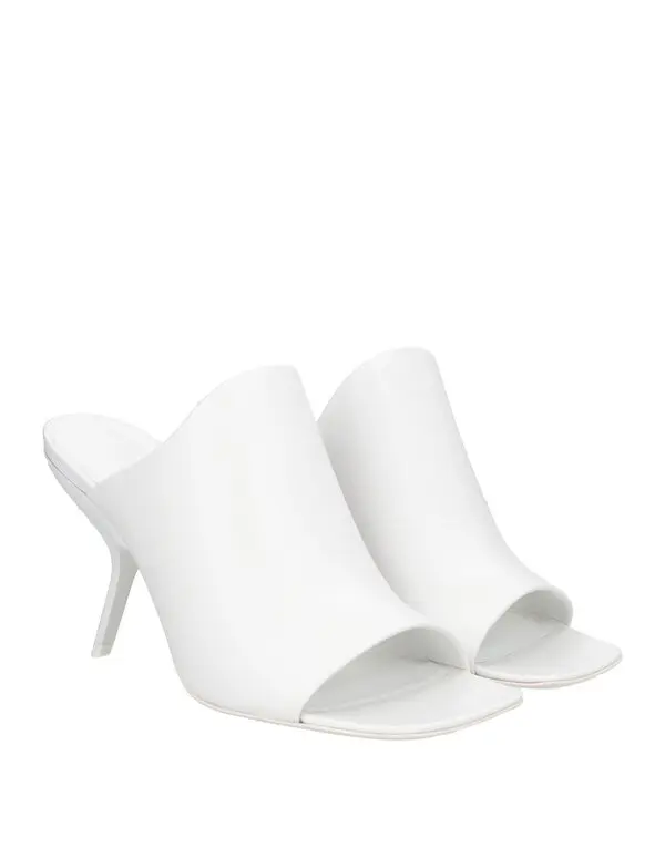 FERRAGAMO Leather Era 85 Slide Sandals