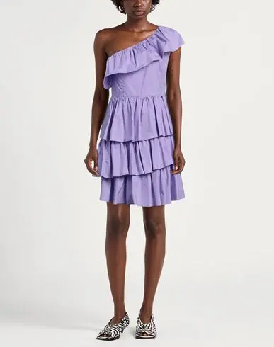 Liu Jo Mini One-shoulder Tiered Dress - Purple