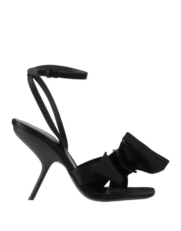 FERRAGAMO Slingback Sandals - Black