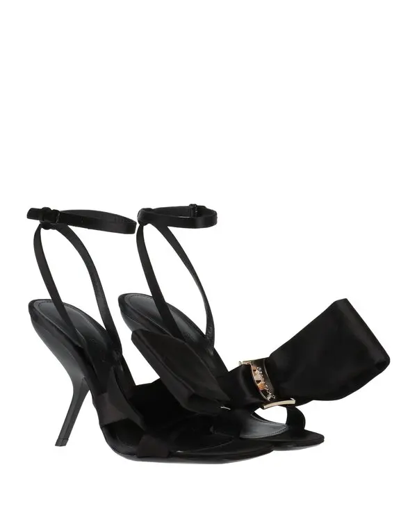 FERRAGAMO Slingback Sandals - Black