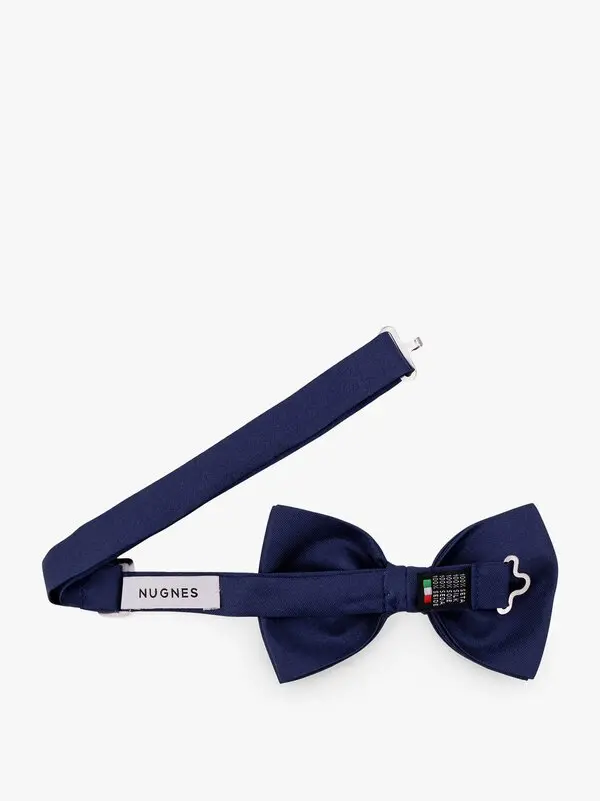 NUGNES 1920 Silk Bow Tie - Blue