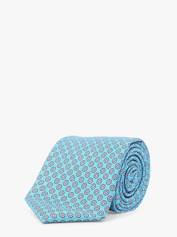 NUGNES 1920 Silk Neck Tie - Blue