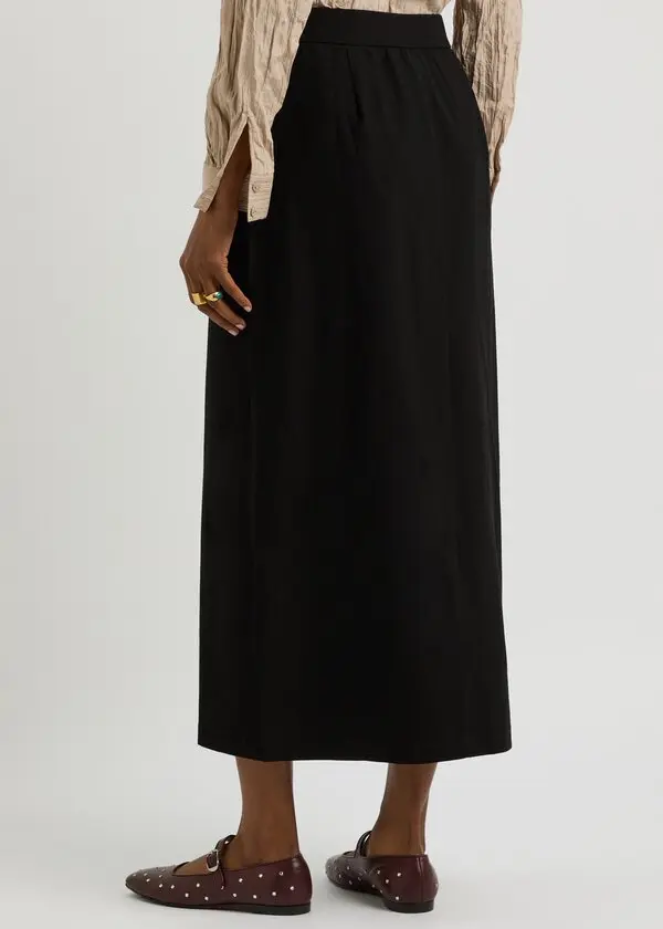 Eileen Fisher Stretch-crepe Midi Skirt