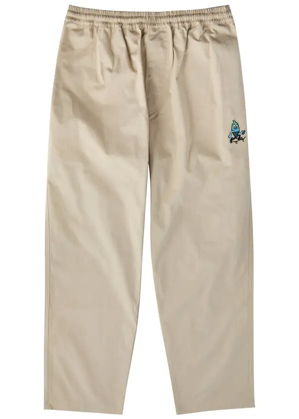 HARVEY NICHOLS Skate Tapered-leg Trousers - Beige