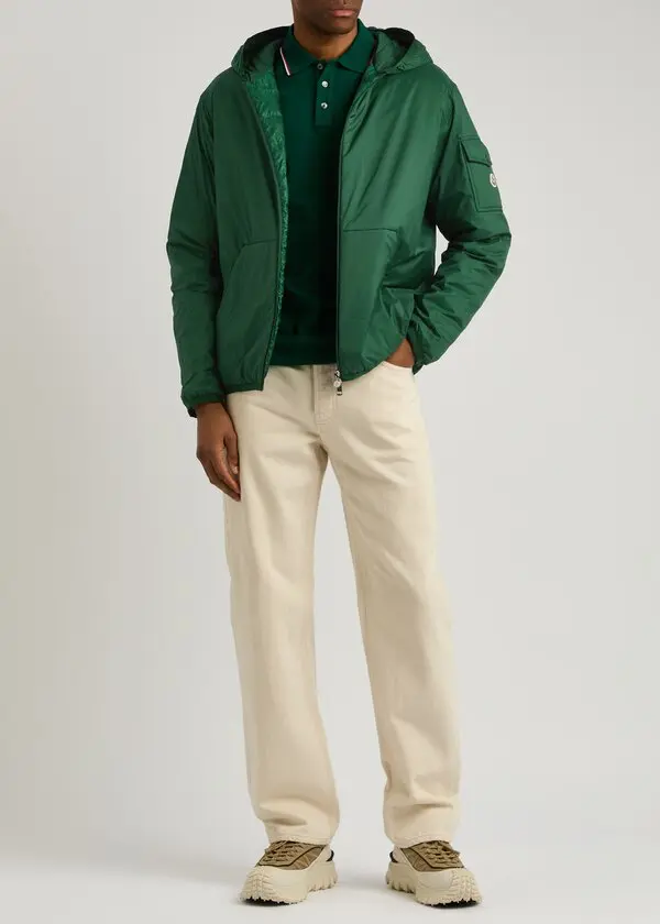 Moncler Monteynard Padded Hooded Jacket - Green