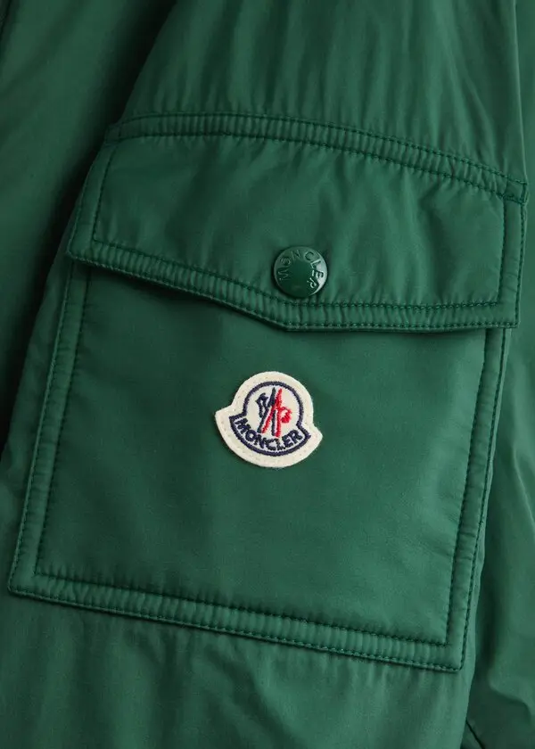 Moncler Monteynard Padded Hooded Jacket - Green