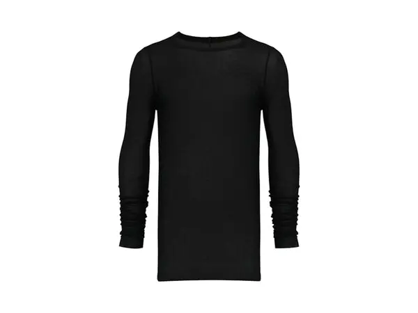 Rick Owens Rib Long Sleeve T-shirt - Black