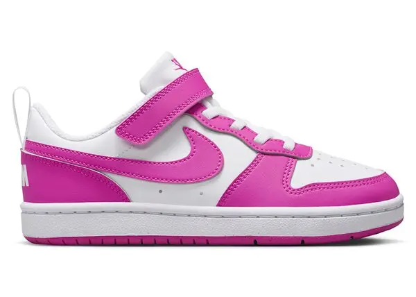 Nike Court Borough Low Recraftin Sneakers - White/laser Fuchsia
