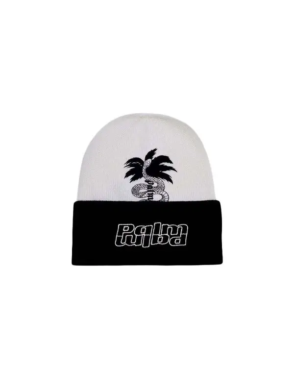 Palm Angels Lunar New Year Beanie - Black/off White