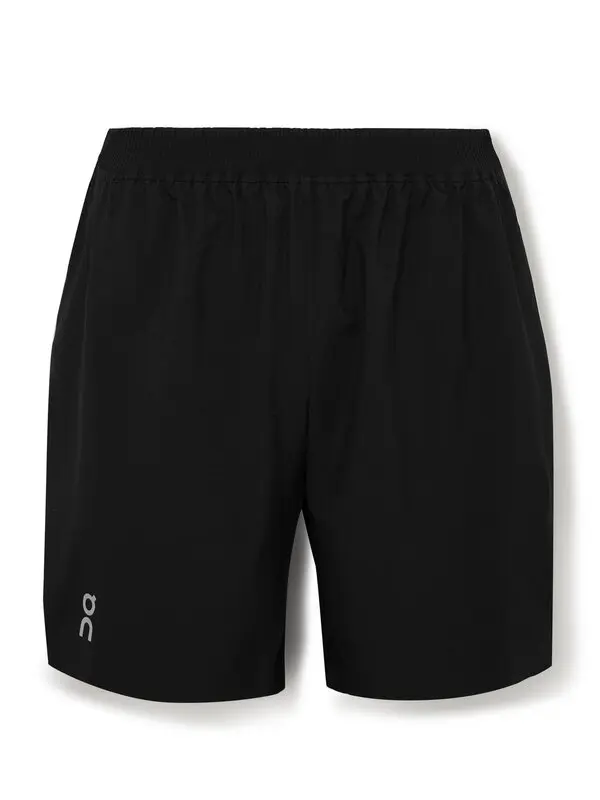 On Train Straight-leg Recycled-shell Shorts