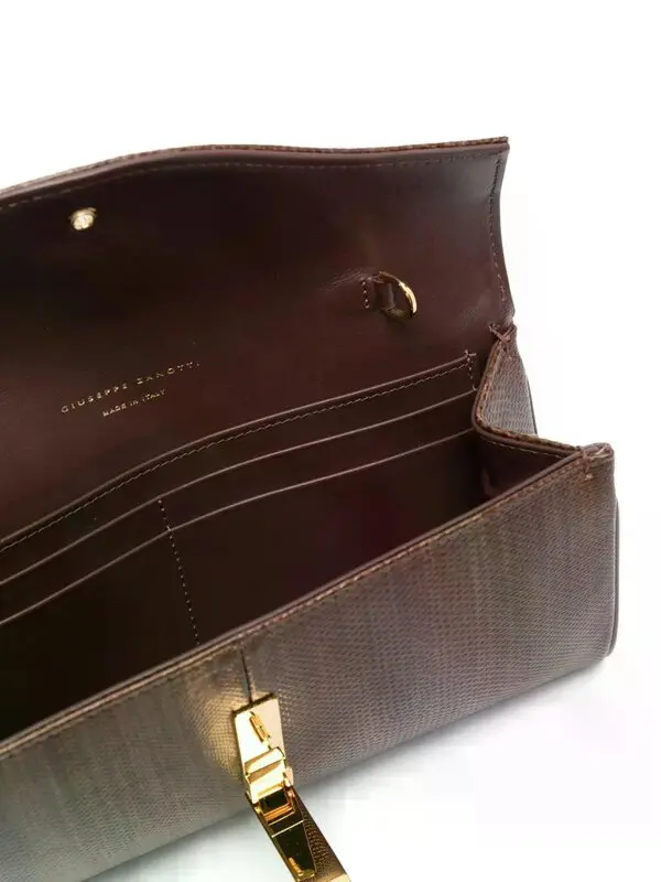 GIUSEPPE ZANOTTI Flutie Clutch - Brown
