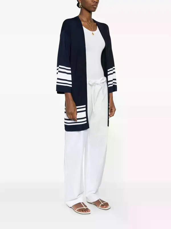 Ralph Lauren Two-tone Striped Cardigan
