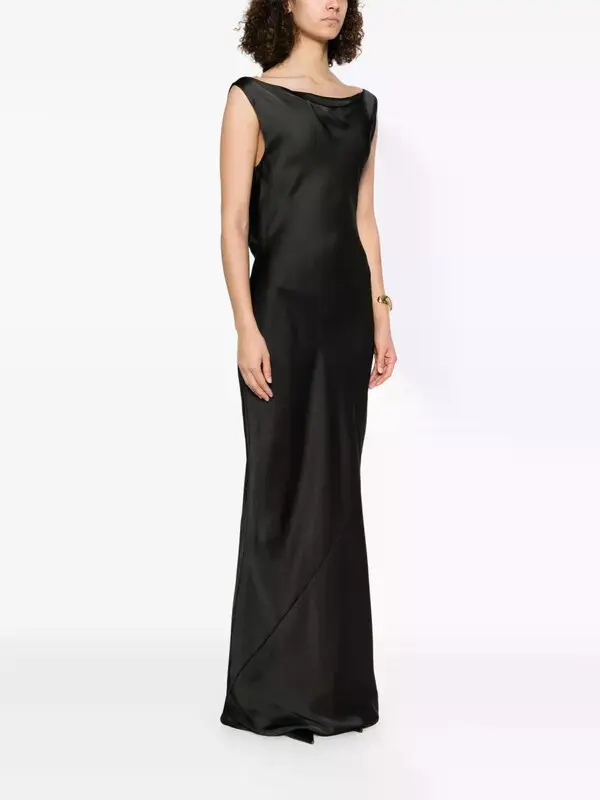 Norma Kamali Draped Sleeveless Gown
