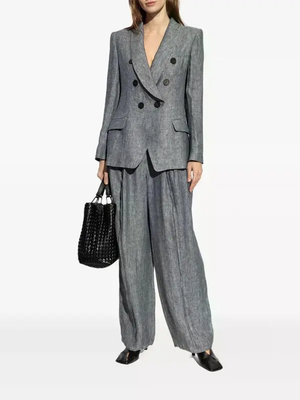 Emporio Armani Pleat-detail Trousers