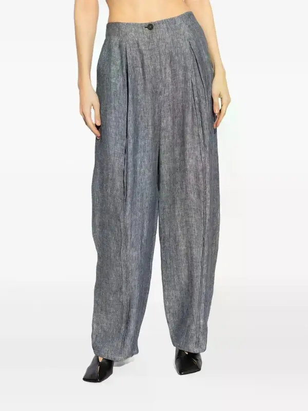 Emporio Armani Pleat-detail Trousers
