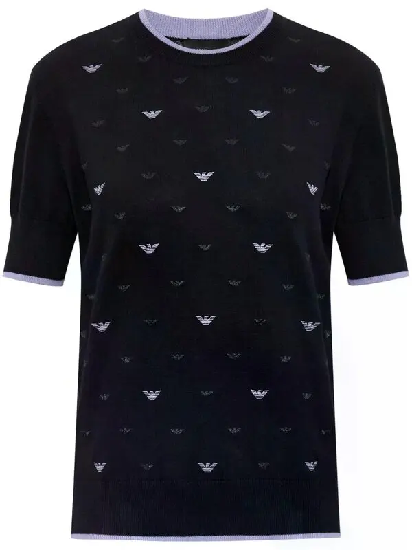 Emporio Armani Eagle-embroidered Top