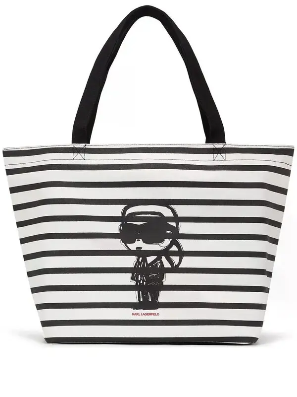 Karl Lagerfeld Ikon Tote Bag - White