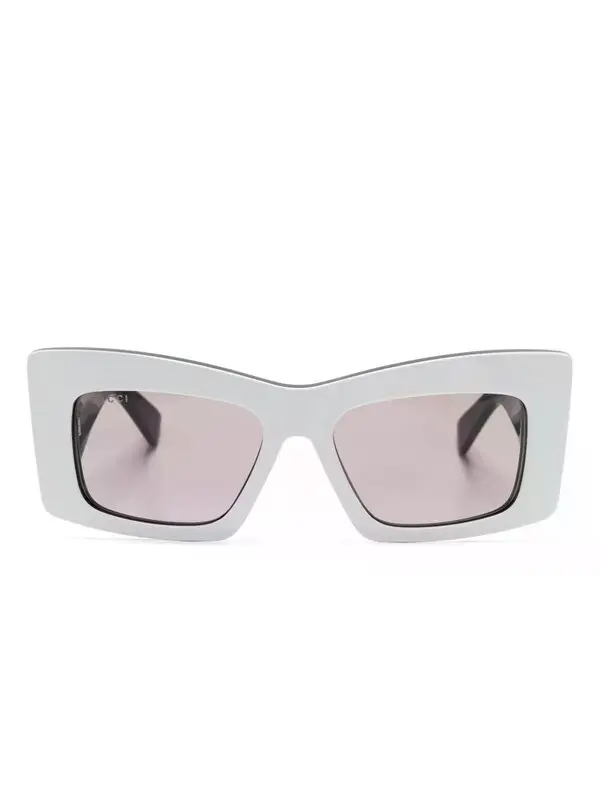 Gucci Butterfly-frame Sunglasses - White