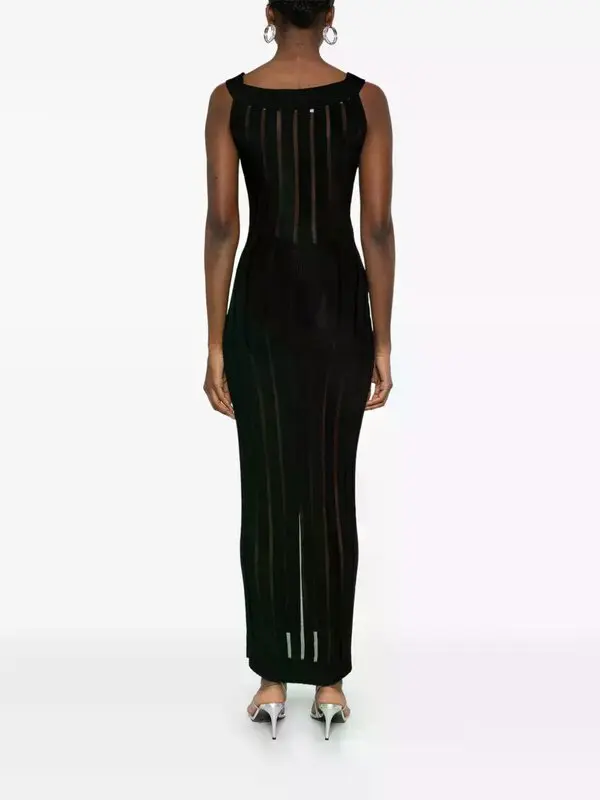 NENSI DOJAKA Ribbed-knit Maxi Dress